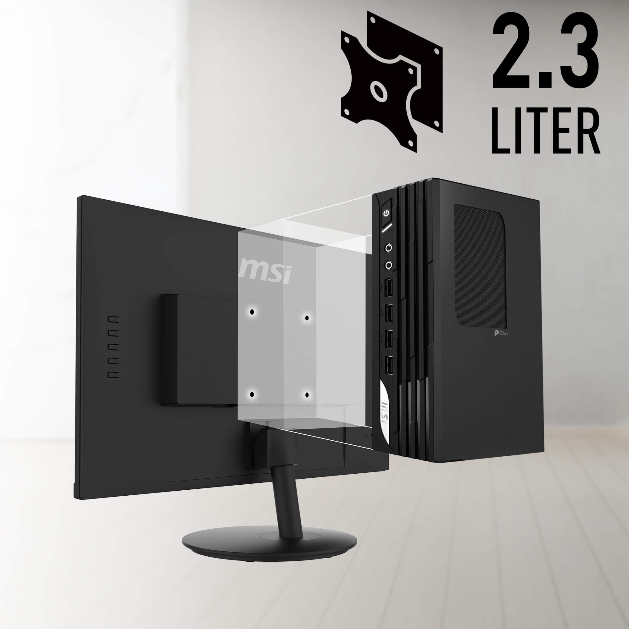 MSI Business Desktop PRO DP21 13M-661US Intel Core i3-13100 8GB DDR4 1TB PCIe SSD Windows 11 Pro ...